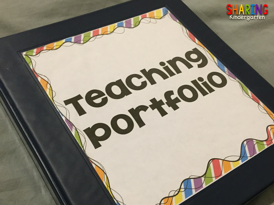 Create A Teaching Portfolio Sharing Kindergarten Create A Teaching Portfolio Sharing Kindergarten