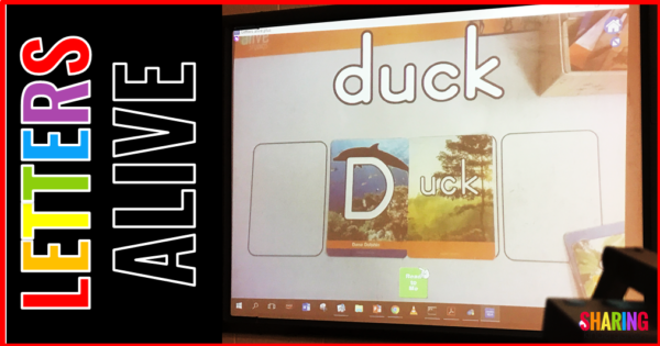 Using Augmented Reality to Bring Letters Alive - Sharing Kindergarten