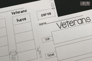 Veteran's Day Activities and Printables for Kindergarten - Sharing ...