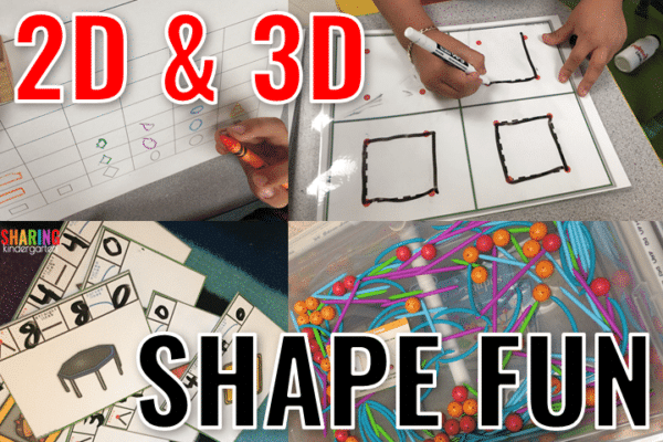 Shape Activities in Kindergarten - Sharing Kindergarten