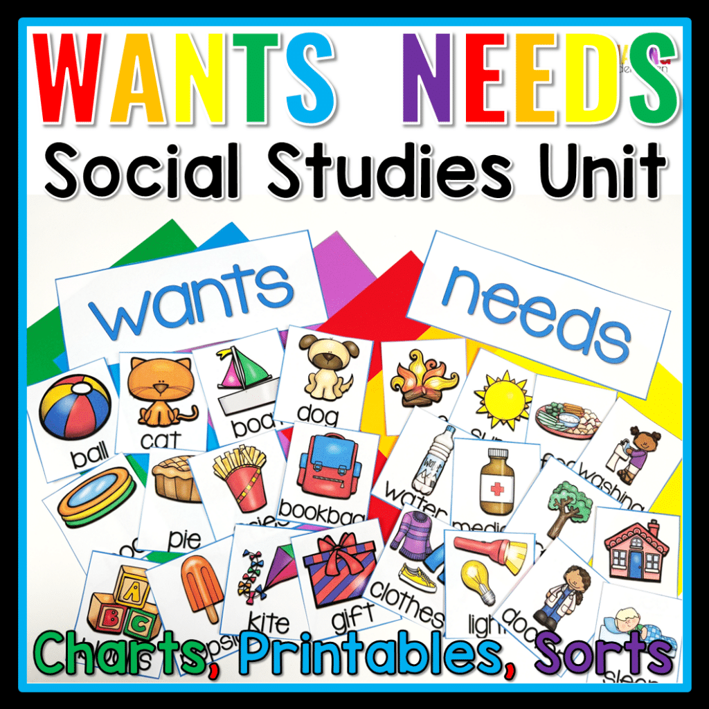 Wants and Needs - Sharing Kindergarten