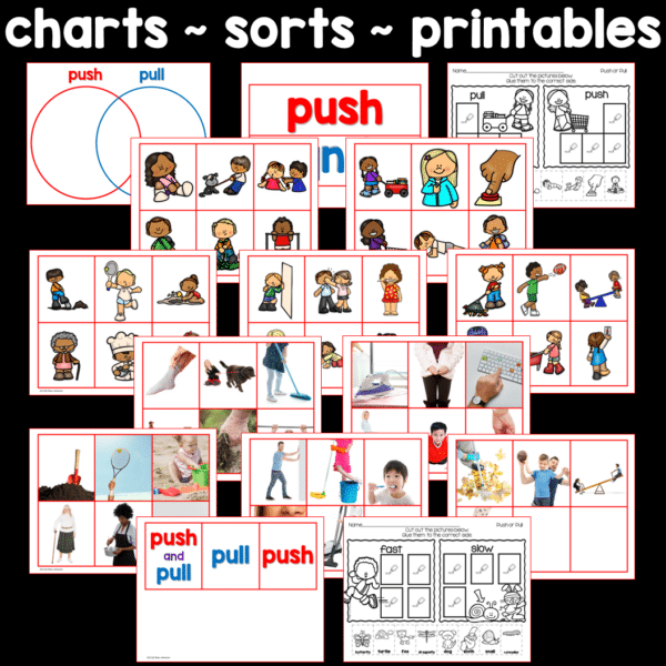 Force and Motion- what is motion, push and pull, how things move, force ...