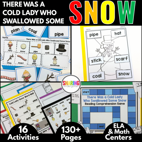 There Was a Cold Lady Who Swallowed Some Snow Literacy and Math ...