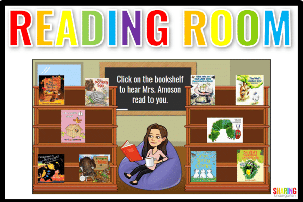 Interactive Classrooms with Bitmojis - Sharing Kindergarten