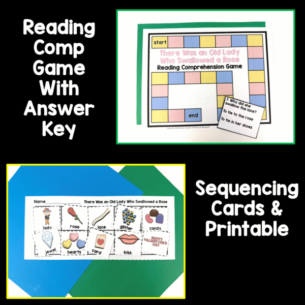 There Was an Old Lady Who Swallowed a Rose Literacy and Math - Sharing ...
