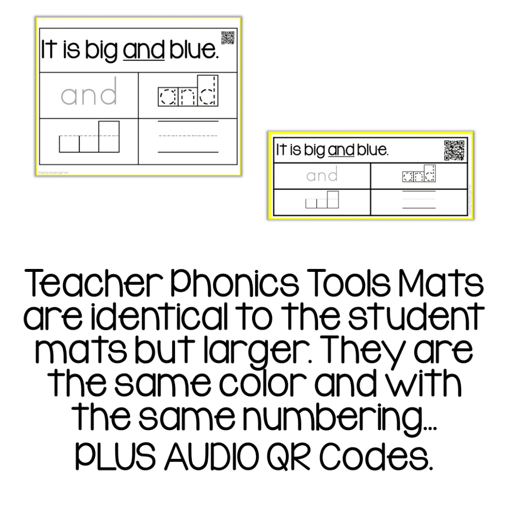 Sight Word (Dolch) Tools Paper & Digital Tools - Sharing Kindergarten