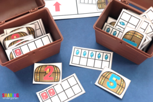 Treasure Themed Activities for Math - Sharing Kindergarten