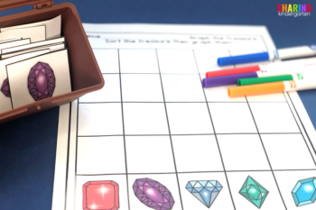 Treasure Themed Activities for Math - Sharing Kindergarten