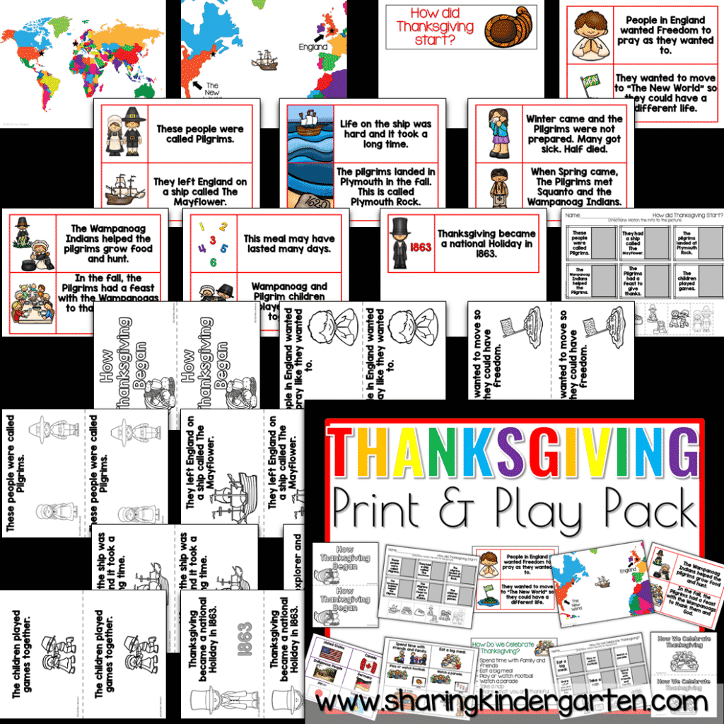 What is Thanksgiving Day - Sharing Kindergarten
