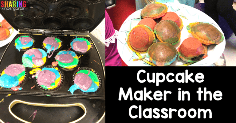 How to Make Simple Rainbow Cupcakes - Sharing Kindergarten