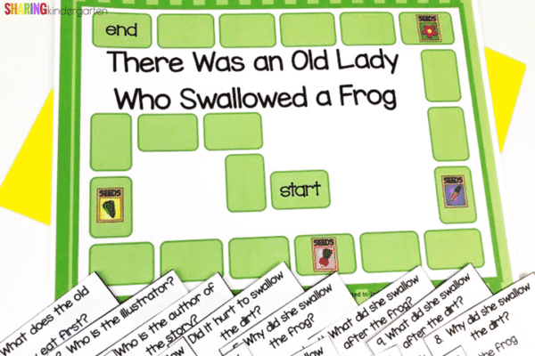 There Was an Old Lady Who Swallowed a Frog Printables - Sharing ...