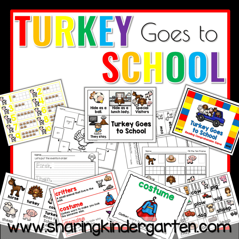Turkey Goes to School - Sharing Kindergarten