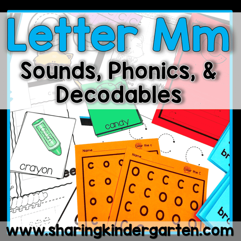 Letter Mm Activities and Printables for Kindergarten - Sharing Kindergarten