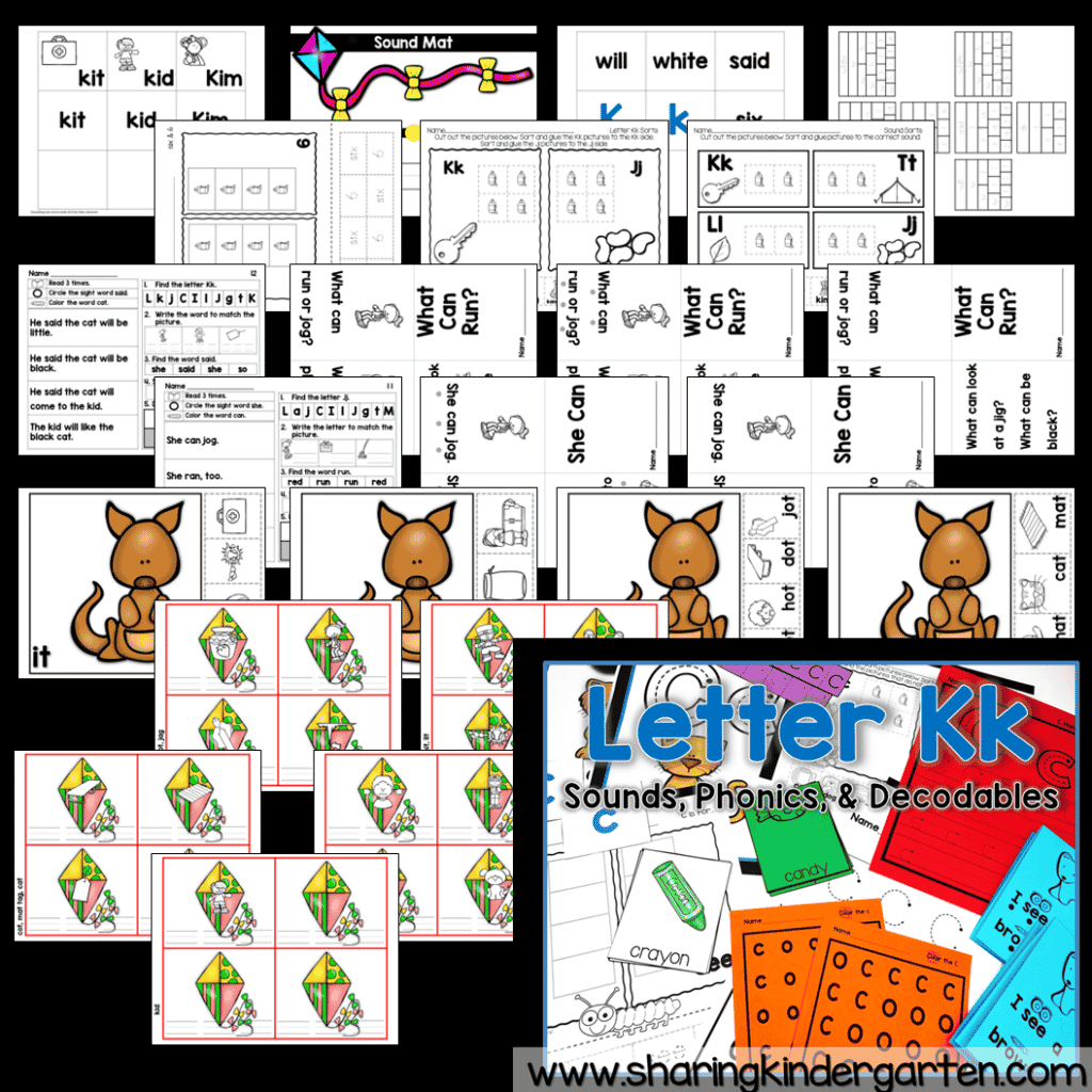 Letter Kk Activities Structured Literacy OG Printables Center Kinder ...