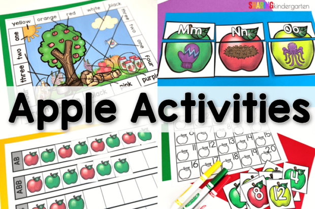 Get Ready for Apple Week with Apple Activities - Sharing Kindergarten