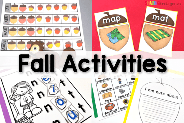 6 Fun Fall Learning Activities for Kindergarten - Sharing Kindergarten