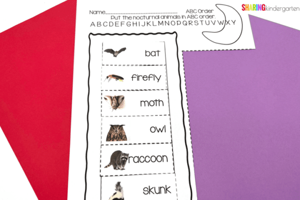 5 Fun Nocturnal Animals Activities for Kindergarten - Sharing Kindergarten