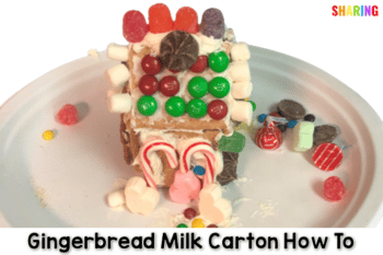 Milk Carton Gingerbread Houses