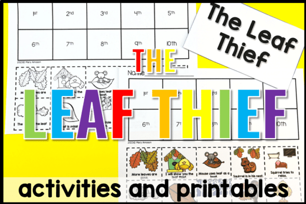 7 Fun The Leaf Thief Activities and Printables - Sharing Kindergarten