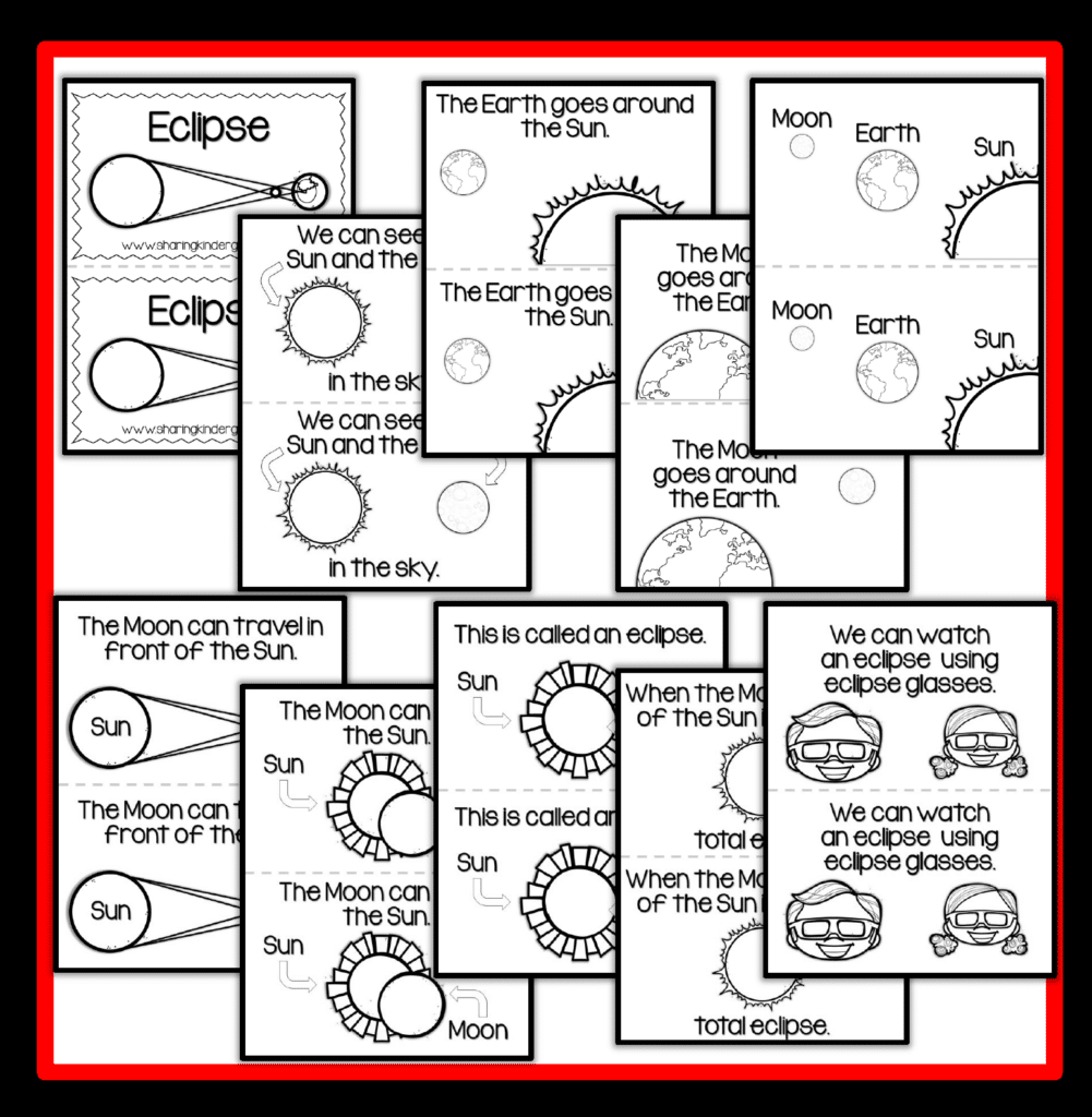 Solar Eclipse Reader - Sharing Kindergarten