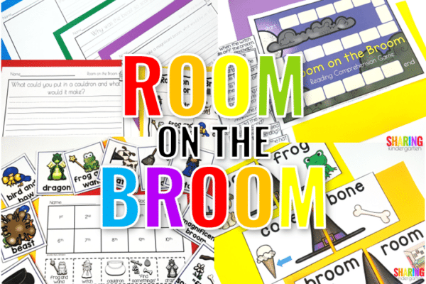 Engaging Room on the Broom Printables and Activities - Sharing Kindergarten