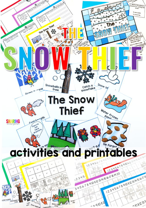 Make Winter Magic with The Snow Thief Activities Printable - Sharing ...