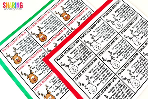 How to Make Reindeer Food Printables for Lower Elementary Classrooms ...