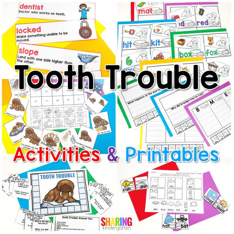 7 Tooth Trouble Printables: Engaging Activities for Kindergarten and ...