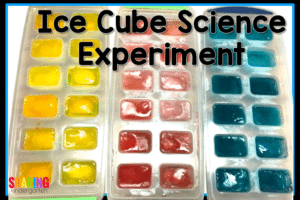 Ice Cube Science Experiments With the Water Cycle - Sharing Kindergarten