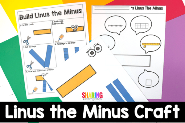 Teach Subtraction with Linus the Minus - Sharing Kindergarten