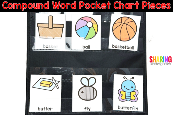 Engaging Compound Words for Kindergarten Worksheets - Sharing Kindergarten
