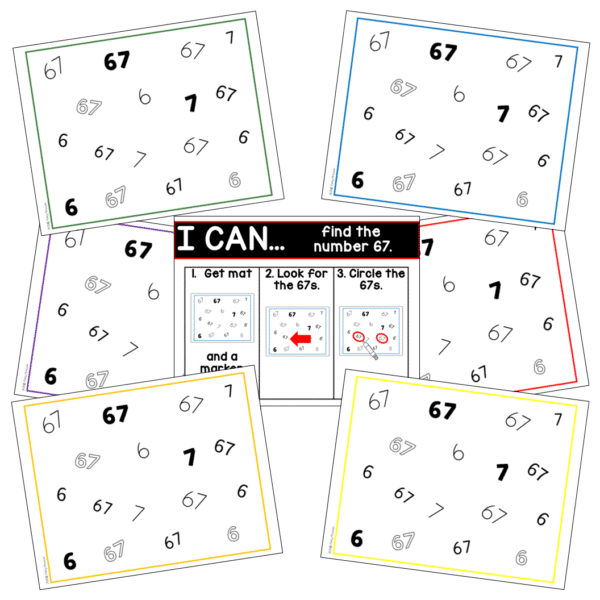 Six Seven Activities for Kindergarten 67 Activities - Sharing Kindergarten